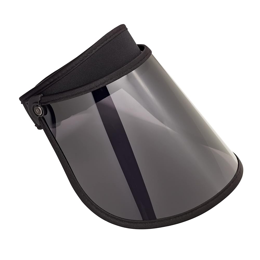 UPF 50+ UV Protection Face Shield – Roll-Up Sun Visor – Saian Skincare PRO